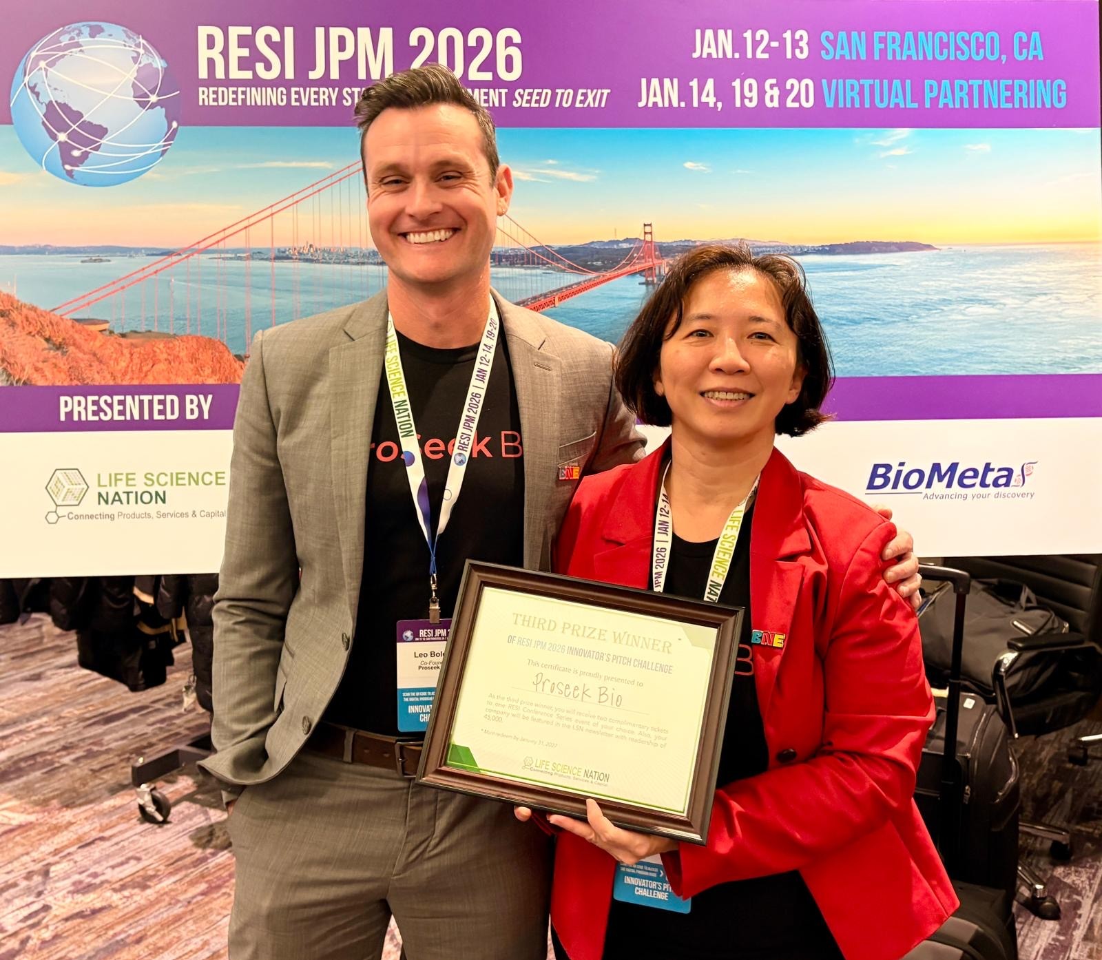 Proseek Bio claims global bronze in San Francisco, strengthening ...